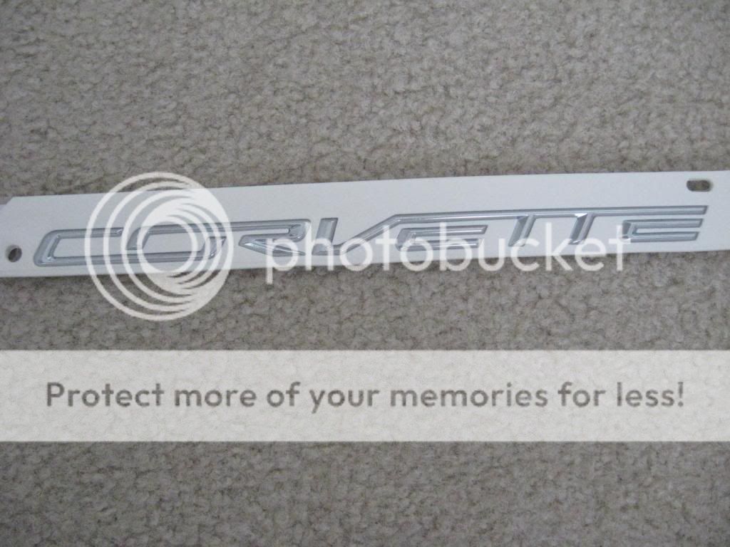 New C7 "CORVETTE" script emblem. - CorvetteForum - Chevrolet Corvette ...