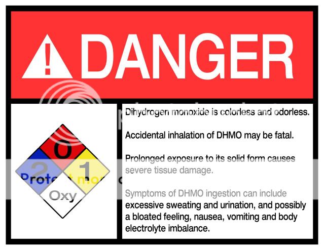 DHMO Warning Sign Photo by SumrSet | Photobucket